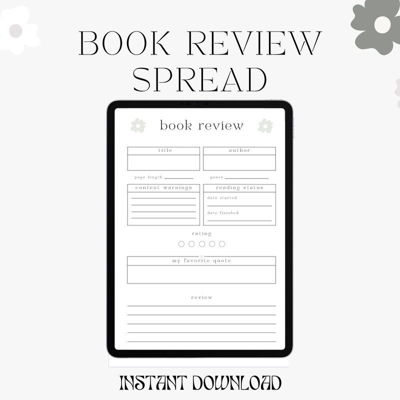 Review Template - Etsy