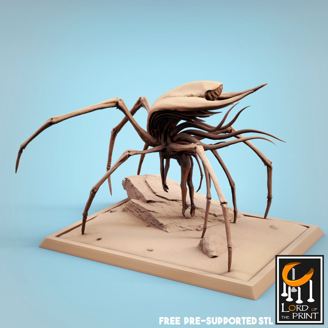 8K Alien Parasite D&D Miniatures Pathfinder Tabletop Lord of the Print ...