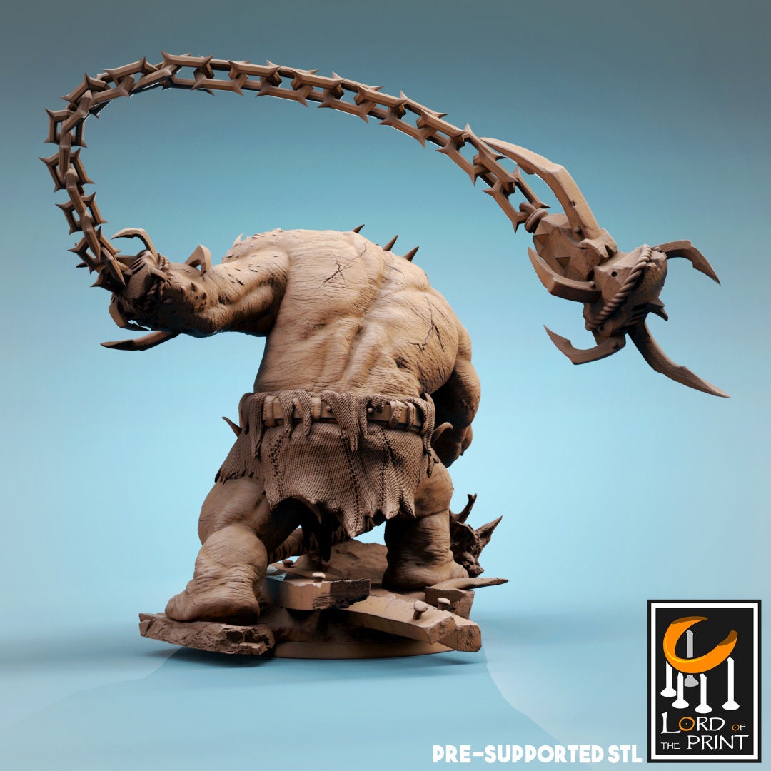 8K Infernum Cyclops Flail Dnd Miniature Pathfinder - Etsy