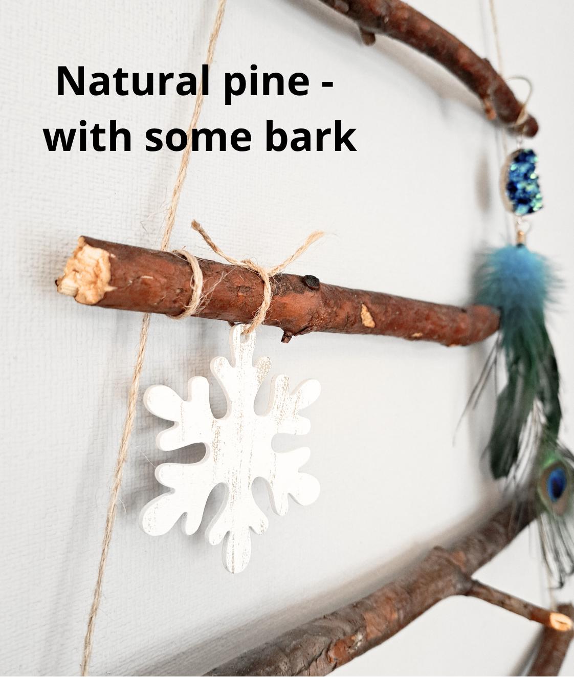 Eco-friendly Wooden Branch Wall Christmas Tree: Minimalist Advent Decor ...