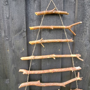 Eco-friendly Wooden Branch Wall Christmas Tree: Minimalist Advent Decor ...