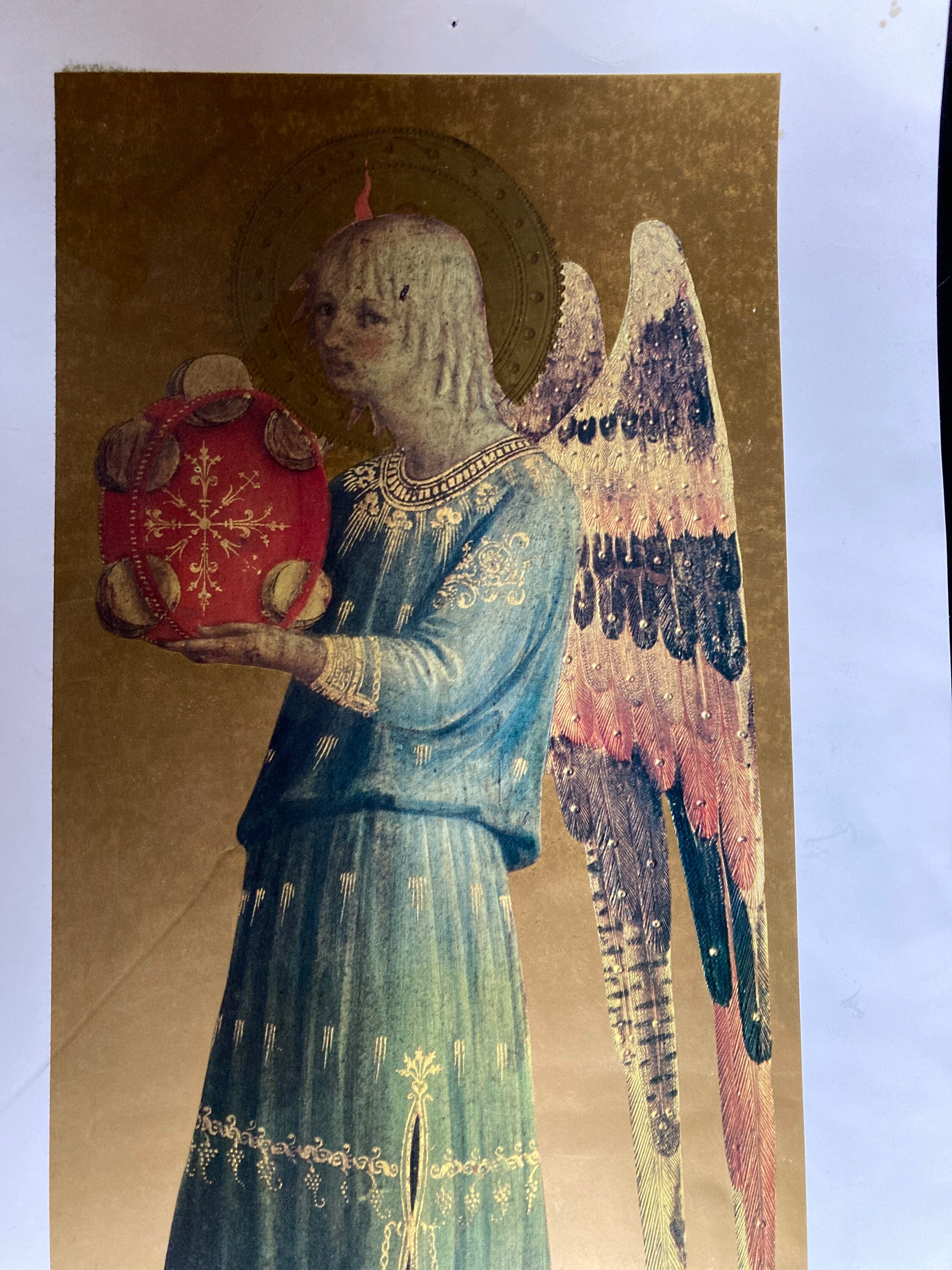 Collection of 3 Italian Fotocromia Angelico Fra Giovanni Prints / Made ...