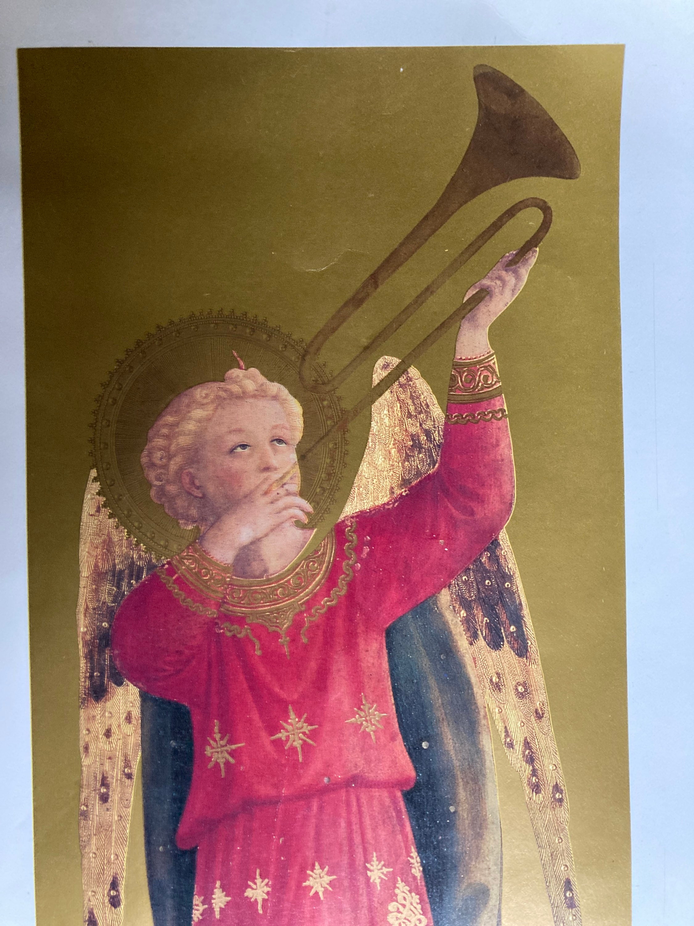 Collection of 3 Italian Fotocromia Angelico Fra Giovanni Prints / Made ...