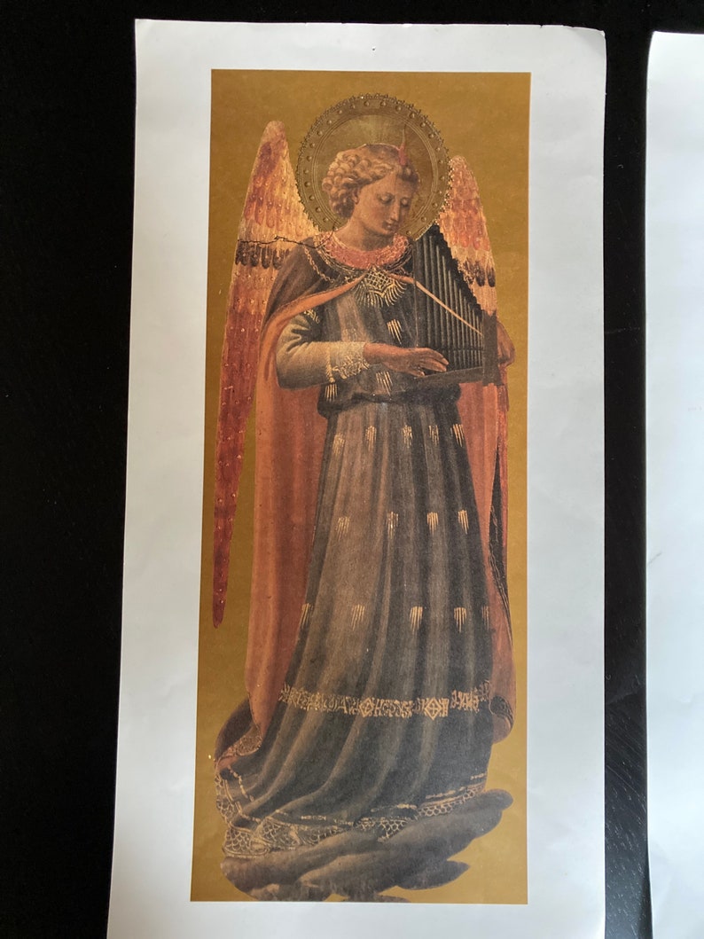 Collection of 3 Italian Fotocromia Angelico Fra Giovanni Prints / Made ...