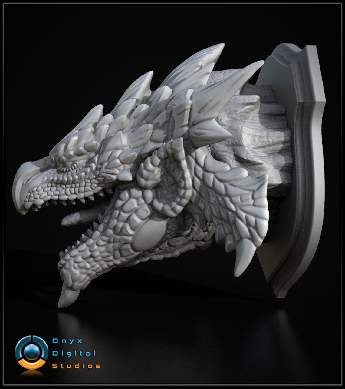 Rathalos Wall Mounted Head STL, 3D Printable Monster Hunter Trophy - Etsy