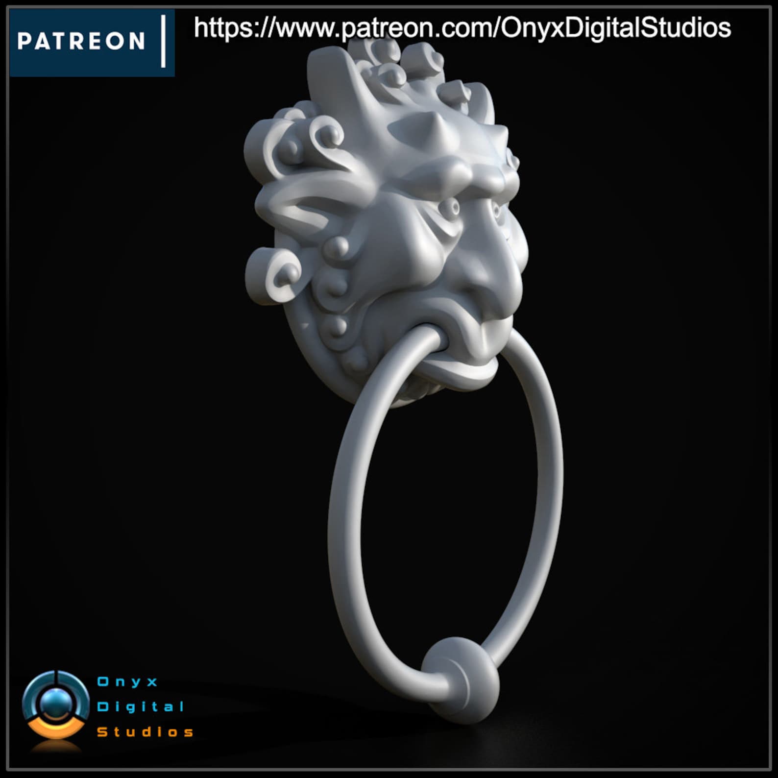 Labyrinth Inspired Door Knockers STL, 3d Printable Labyrinth Door ...