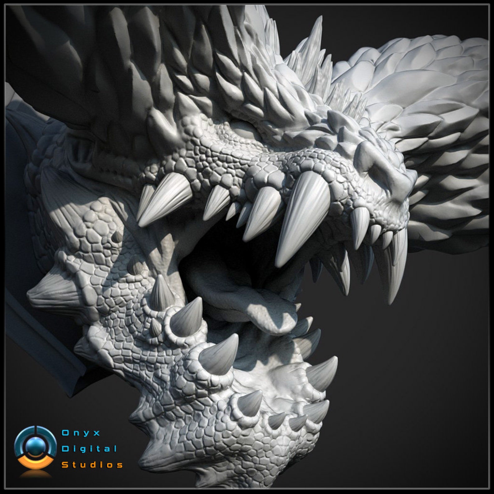 Nergigante Wall Mounted Head STL, 3D Printable Monster Hunter Trophy - Etsy