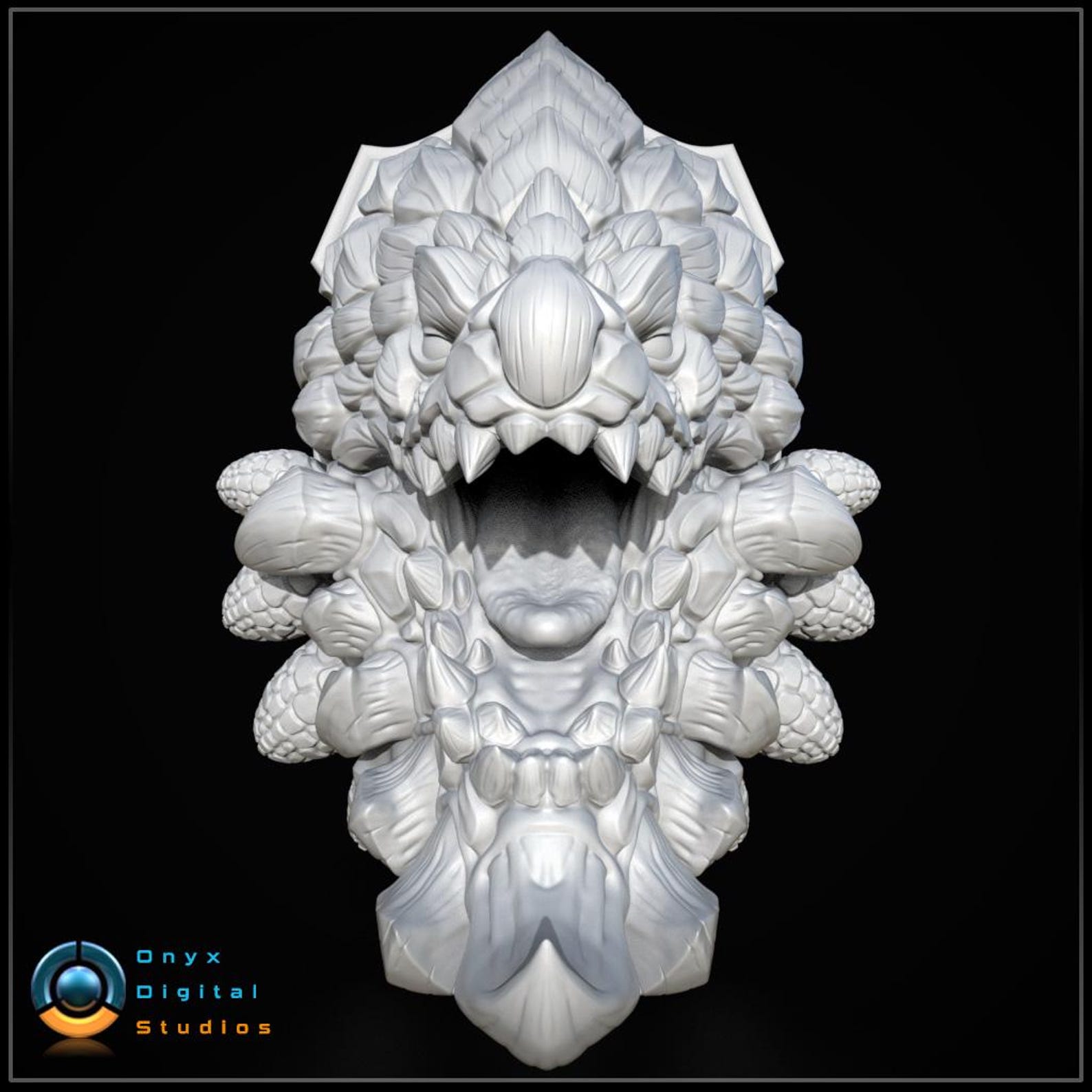 Bazelgeuse Wall Mounted Head STL, 3D Printable Monster Hunter Trophy - Etsy