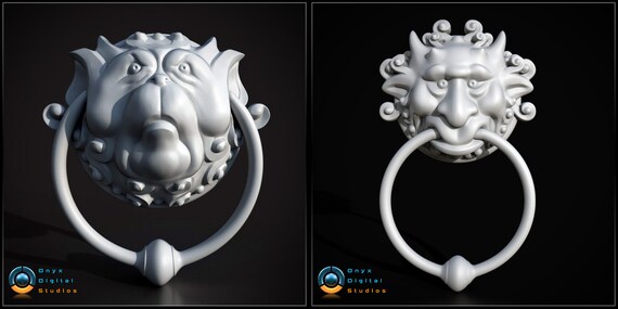 Labyrinth Inspired Door Knockers STL 3d Printable Labyrinth - Etsy