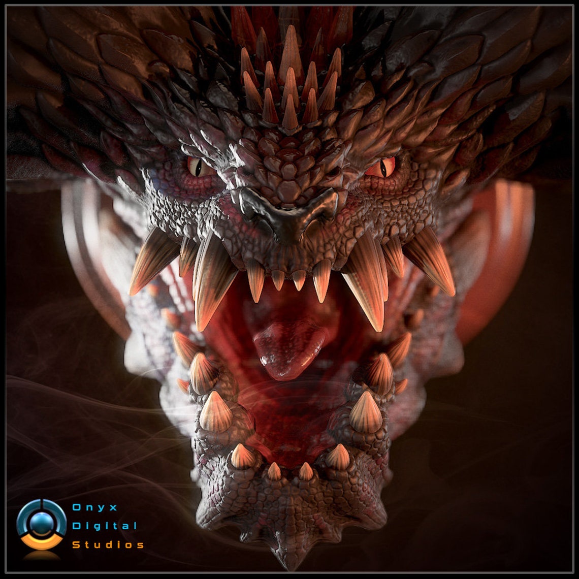 Nergigante Wall Mounted Head STL 3D Printable Monster Hunter - Etsy