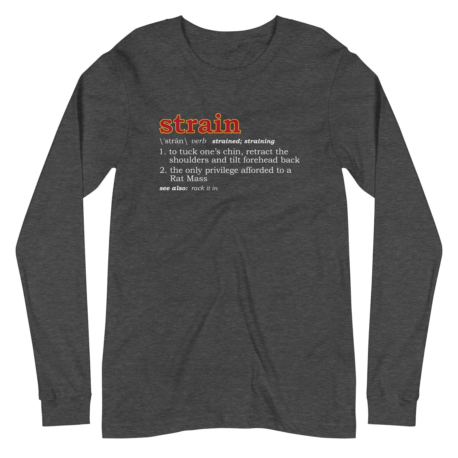 Strain Defined Long Sleeve T-shirt - Etsy
