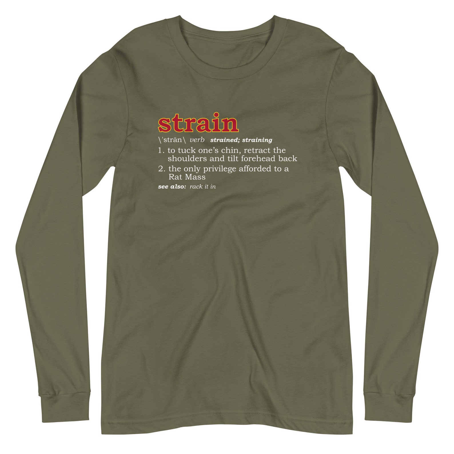 Strain Defined Long Sleeve T-shirt - Etsy