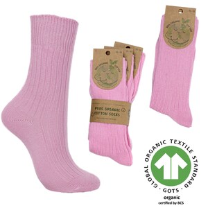 Pure Organic Cotton Socks 100% Organic Cotton (GOTS Certificate) | BIO ...