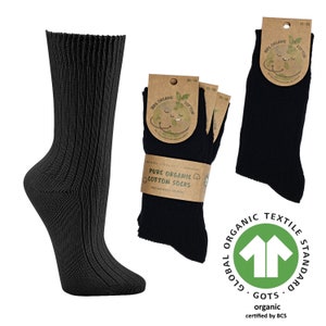 Pure Organic Cotton Socks 100% Organic Cotton (GOTS Certificate) | BIO ...