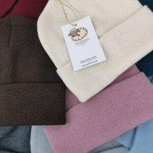 Forest Green 100% Merino Wool Beanie | Sustainable Wool Beanie | Unisex ...