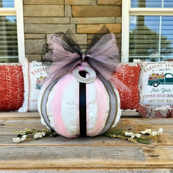 Pumpkin Diaper Cake - Etsy