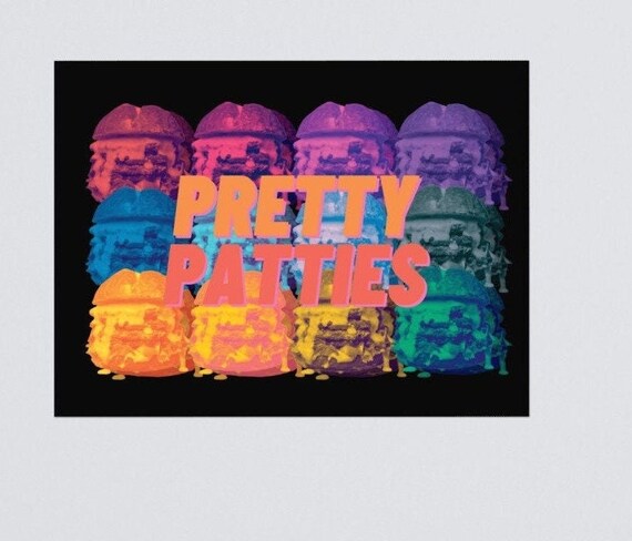 Pretty Patties Poster Spongebob Wall Art Hanging - Etsy