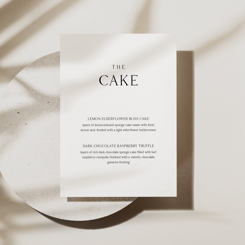 Wedding Cake Sign - Etsy