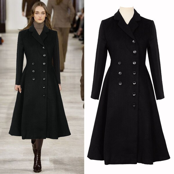 Fit and Flare Coat - Etsy