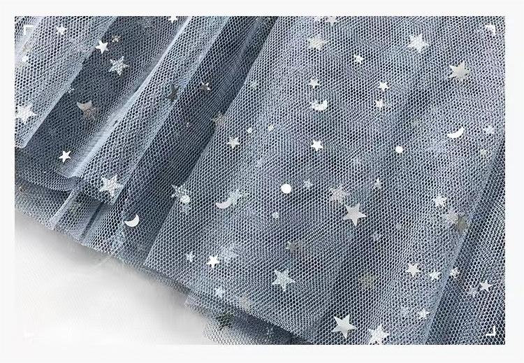 5 Colorscelestial Long Tulle Skirt Star Moon Embellished - Etsy