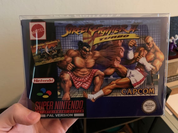 Street Fighter 2 Turbo Game Box Only Nintendo SNES EUR PAL - Etsy