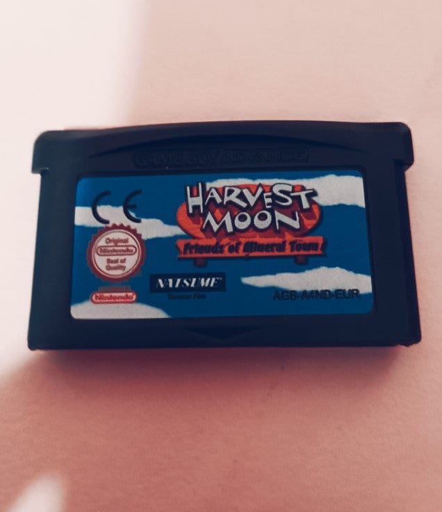 Harvest Moon Friends of Mineral Town Video Game Cartridges Nintendo GBA ...