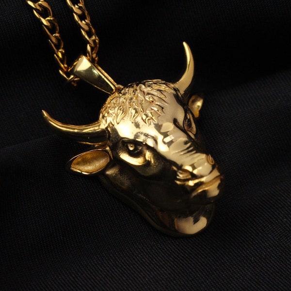 Bull Skull Chain - Etsy