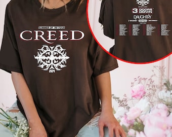 Rock Band Creed Graphic Shirt, Creed Band Summer of 99 Tour 2024 Shirt ...