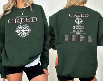 Rock Band Creed Graphic Shirt, Creed Band Summer of 99 Tour 2024 Shirt ...