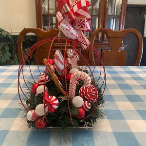 Gingerbread Christmas Centerpiece, Gingerbread, Gingerbread Decor ...