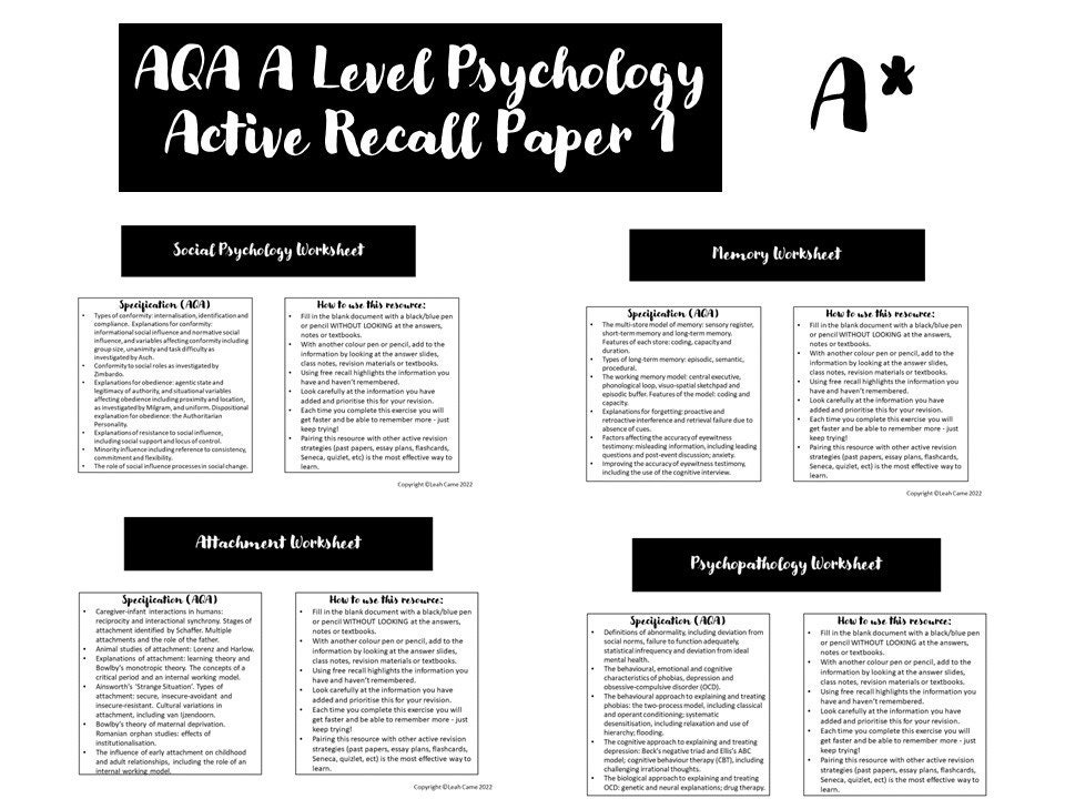 Recall Psychology