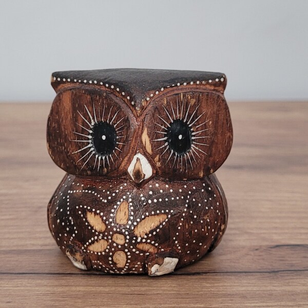 Wooden Owl - Etsy