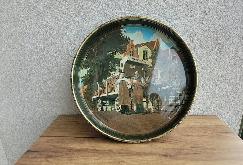 Vintage Heineken Beer Tray. Old Beer Tray. Beer Tray at Bar. Beer ...