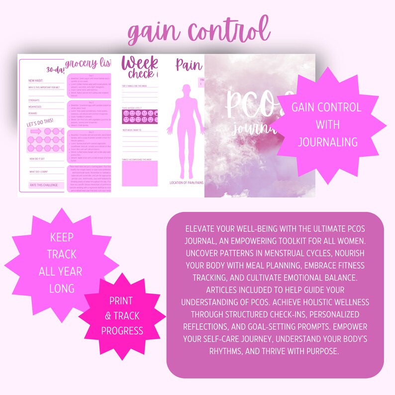 The Ultimate PCOS Journal Printable L PCOS Planner L Pcos Tracker L ...