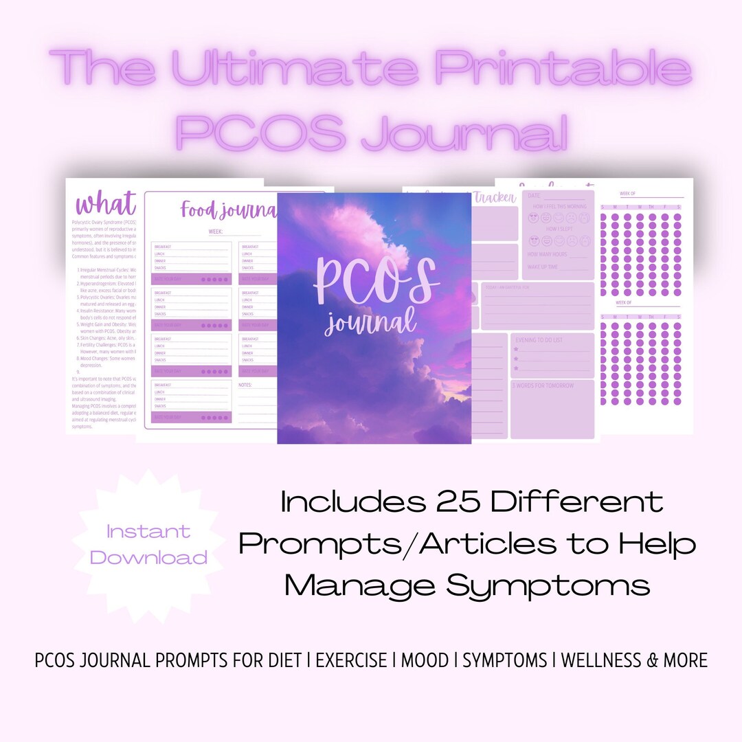 The Ultimate PCOS Journal Printable L PCOS Planner L Pcos Tracker L ...