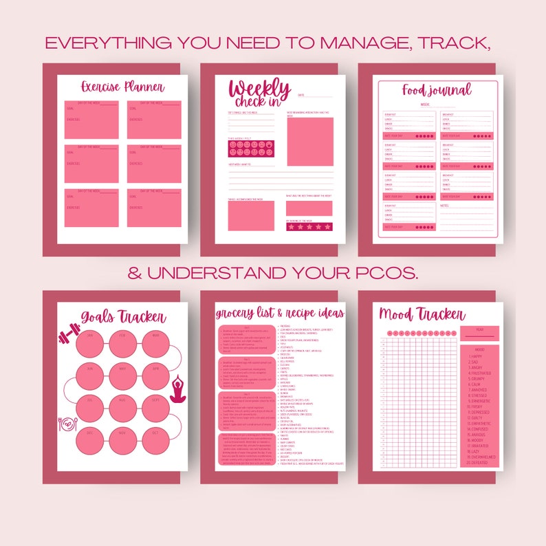 The Ultimate PCOS Journal Printable L PCOS Planner L Pcos Tracker L ...