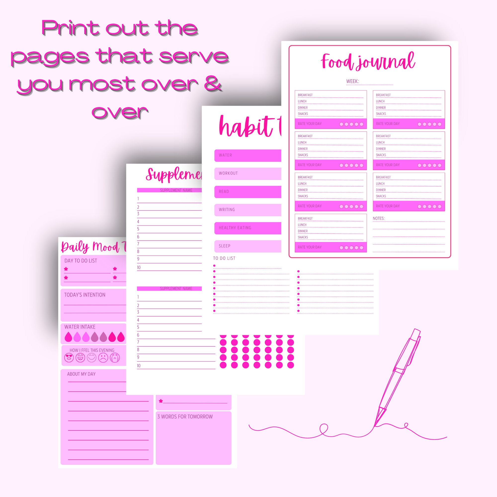 The Ultimate PCOS Journal Printable L PCOS Planner L Pcos Tracker L ...