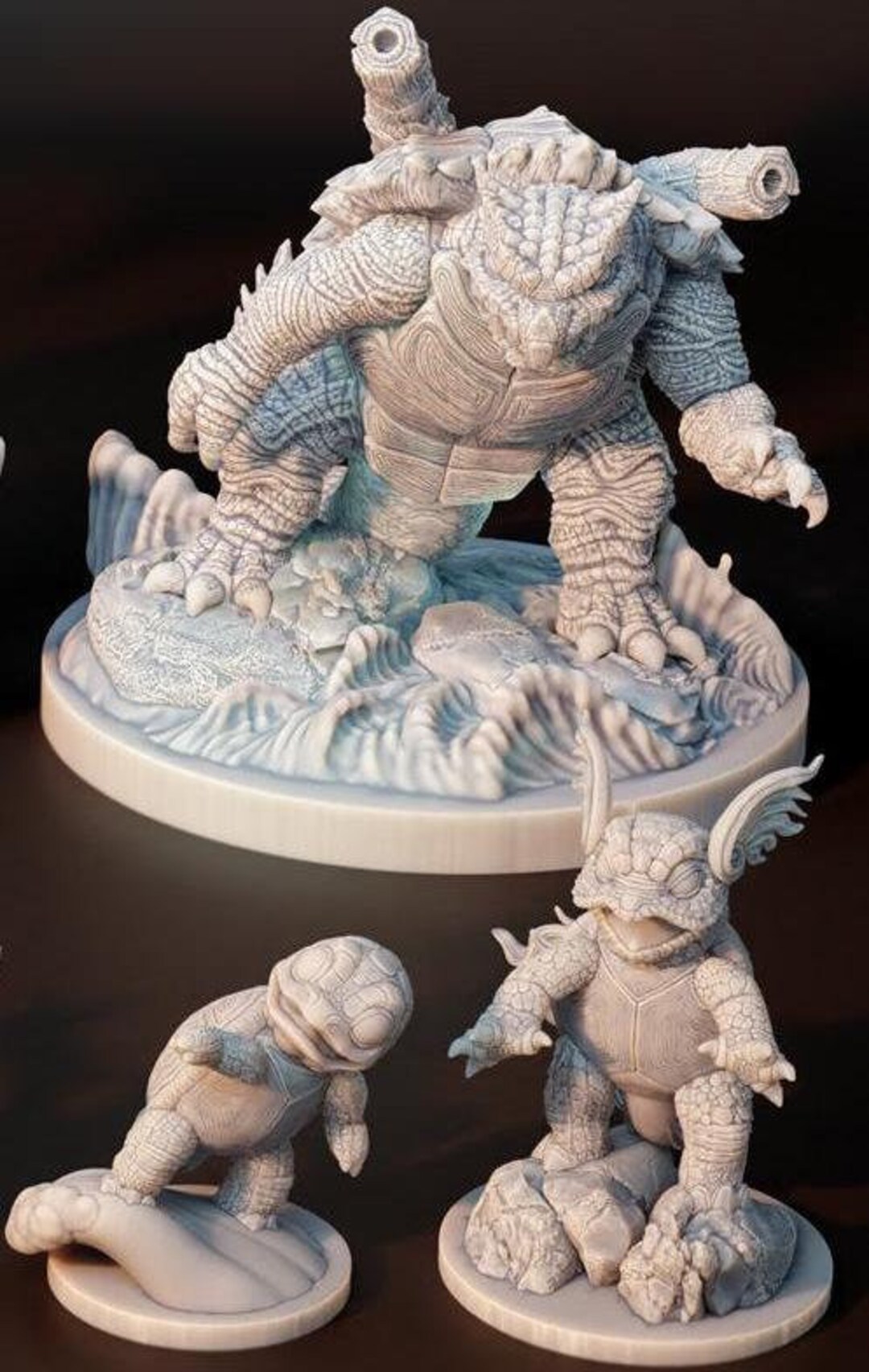 Squirtle Wartortle Blatstoise Kaijumon Turtle Evolutions Extra Durable ...