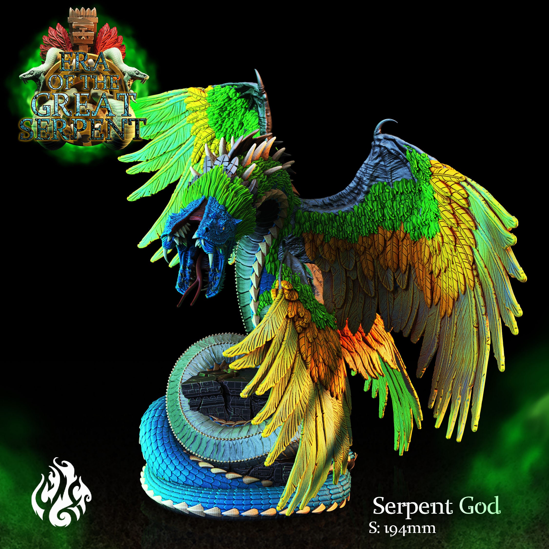 Serpent God Giant Miniature Extra Durable - Etsy