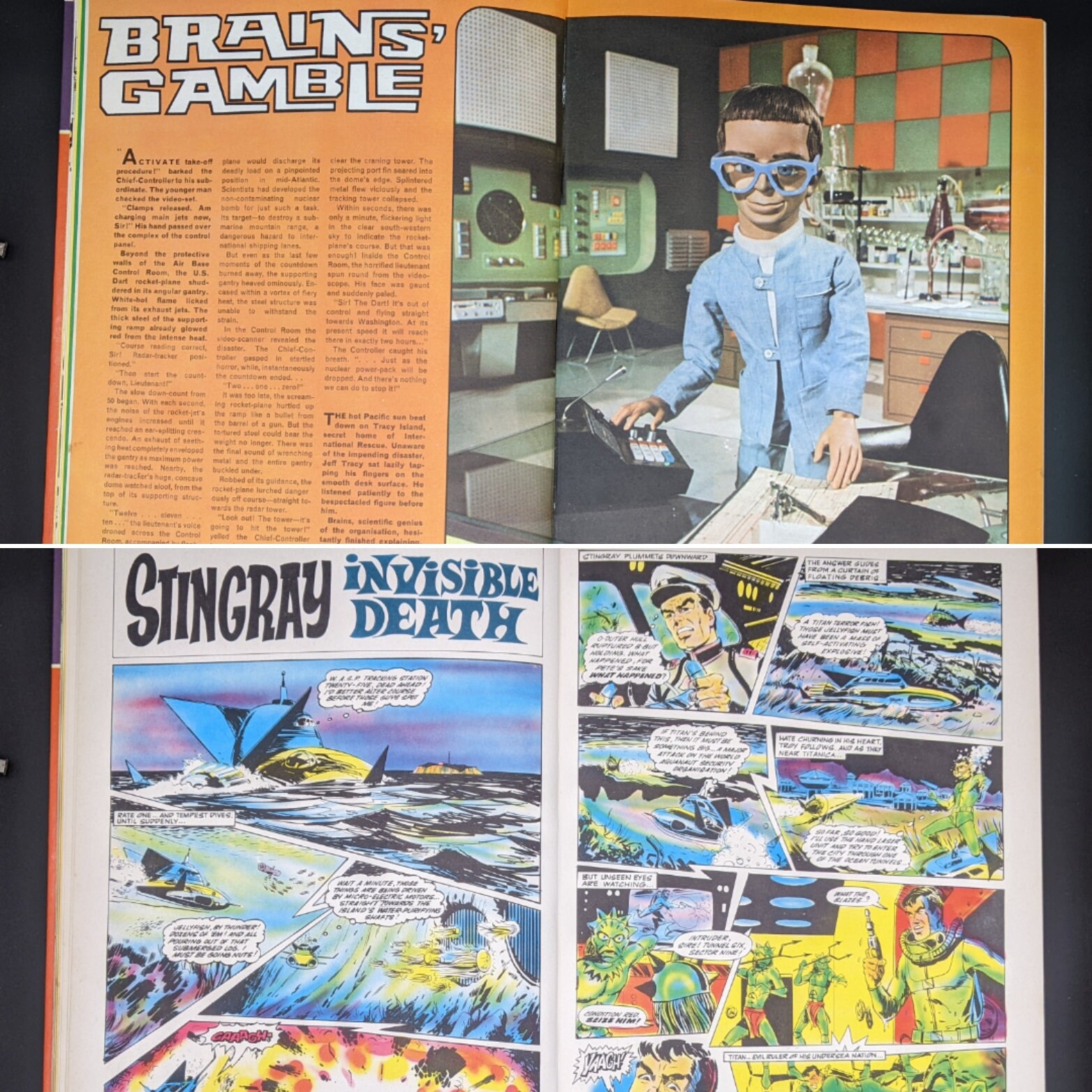 1968 TV21 Annual Iconic Thunderbirds Captain Scarlet the - Etsy