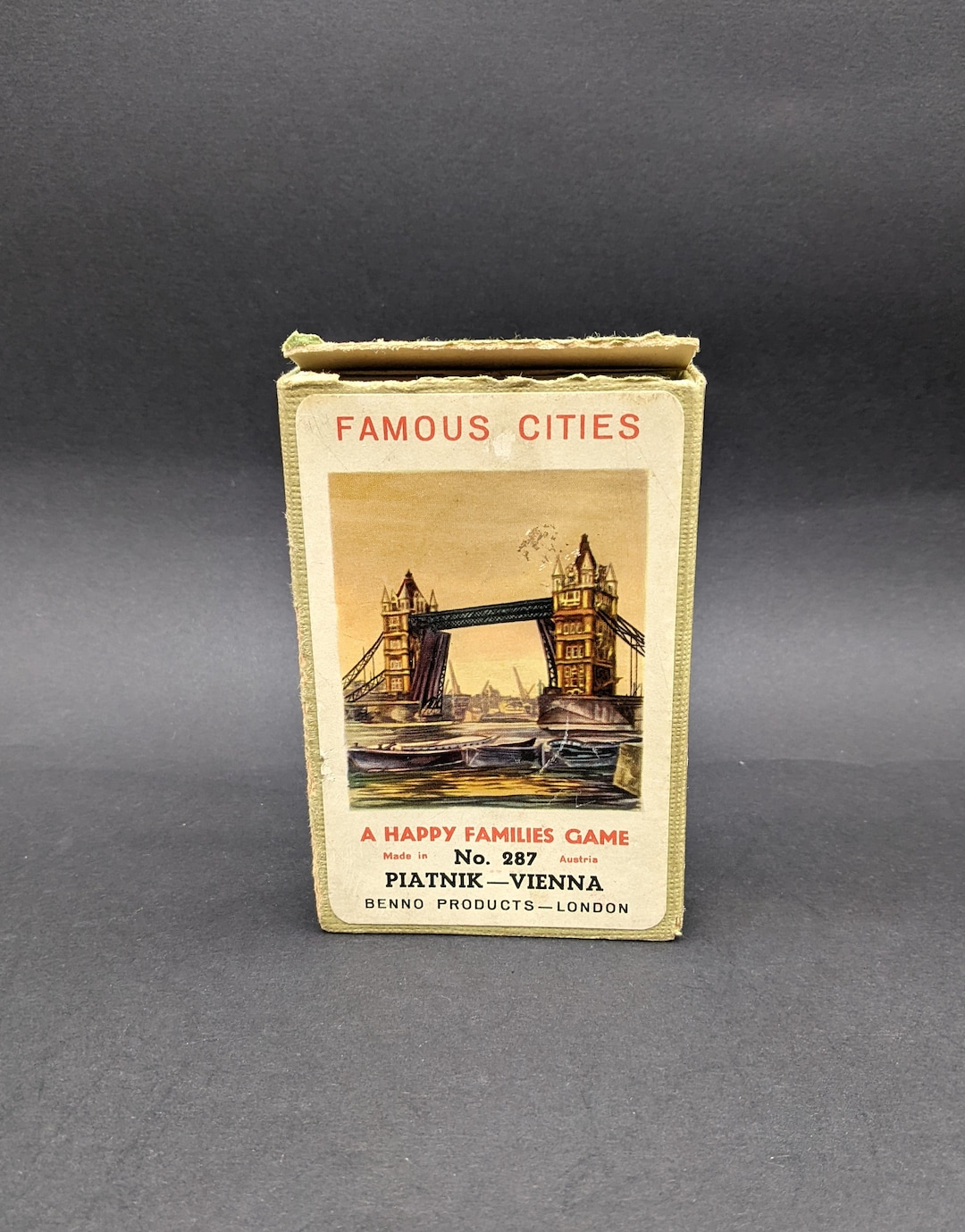 Piatnik-vienna Famous Cities No. 287, 1950's Happy Families Card Game ...