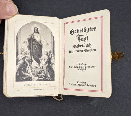 Antique 1908 German Celluloid Prayer Book Miniature 1st - Etsy