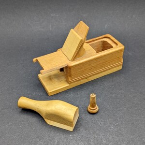 Vintage Woodworking Plane Snuff Box/puzzle Box, German Tobacciana ...