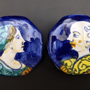 Castelli Censasorte Renaissance Style Italian Porcelain Keepsake Boxes ...