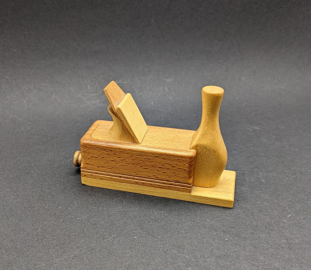 Vintage Woodworking Plane Snuff Box/puzzle Box, German Tobacciana ...