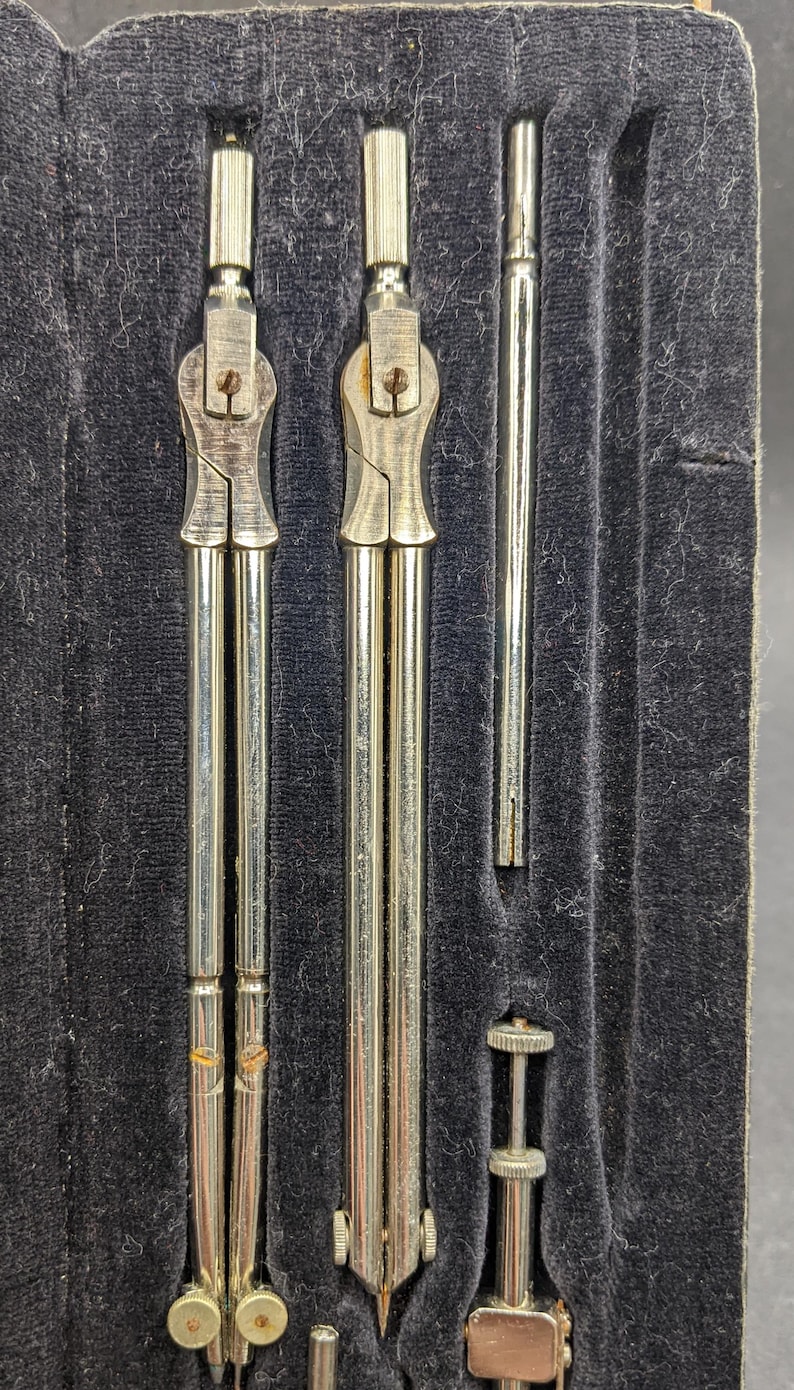 German Draftsman Technical Instruments Sets, Architectural Drafting ...