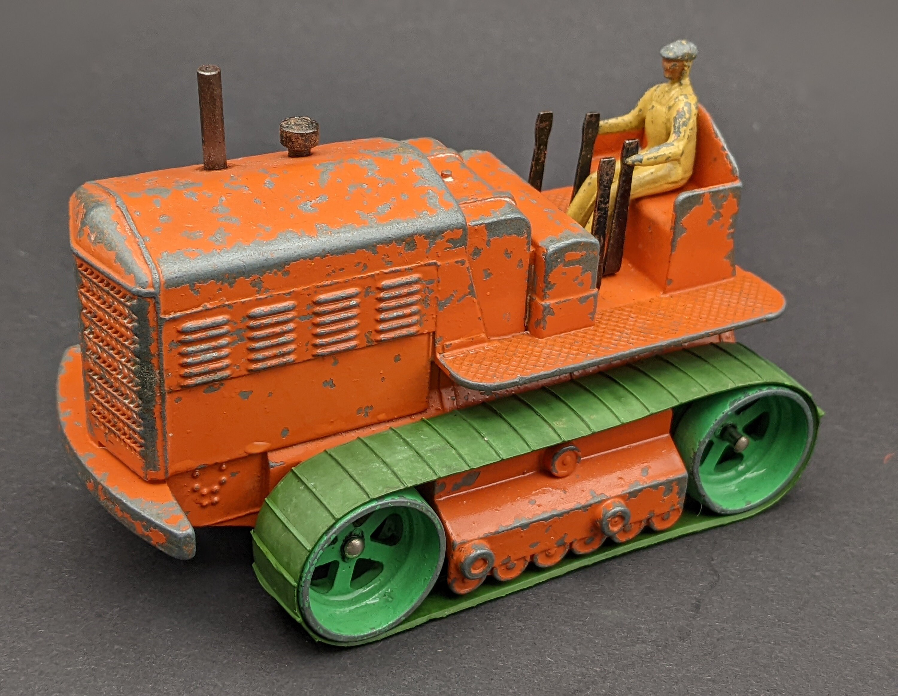 1950's DINKY TOY Tractors, Massey Harris and Meccano Ltd, Two Die-cast ...