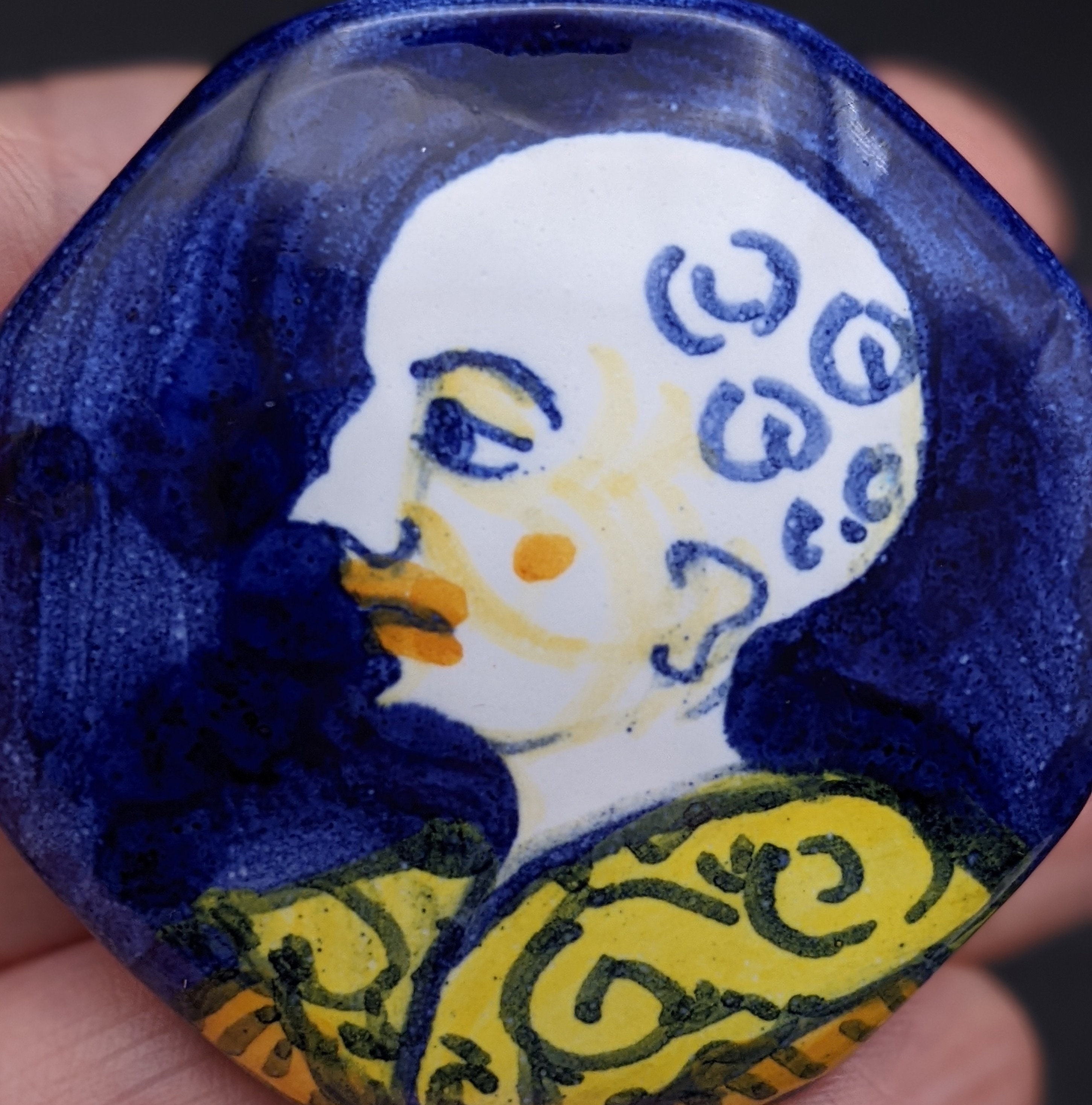 Castelli Censasorte Renaissance Style Italian Porcelain Keepsake Boxes ...