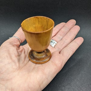 Antique TREEN Egg Cup and Timer, Collectible Treenware, Wooden ...