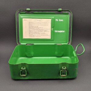 1963 German First Aid Kit for Car With Contents Metal First - Etsy